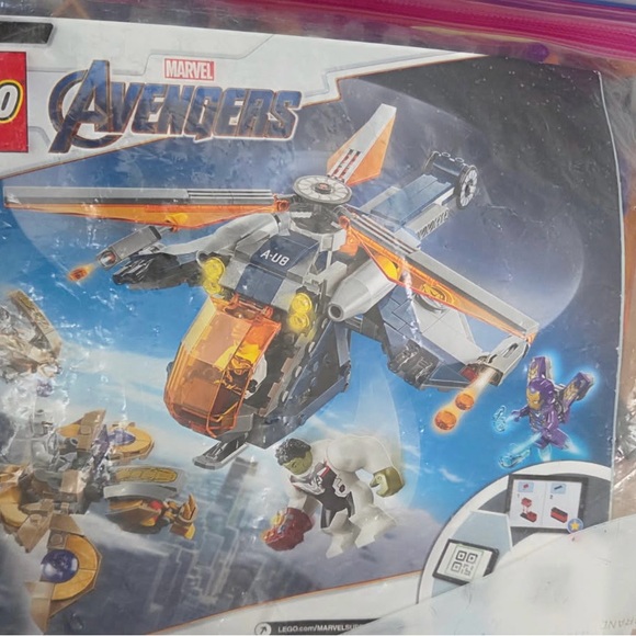 Lego | Toys | Lego Marvel Avengers Helicopter Set Orange And Blue ...